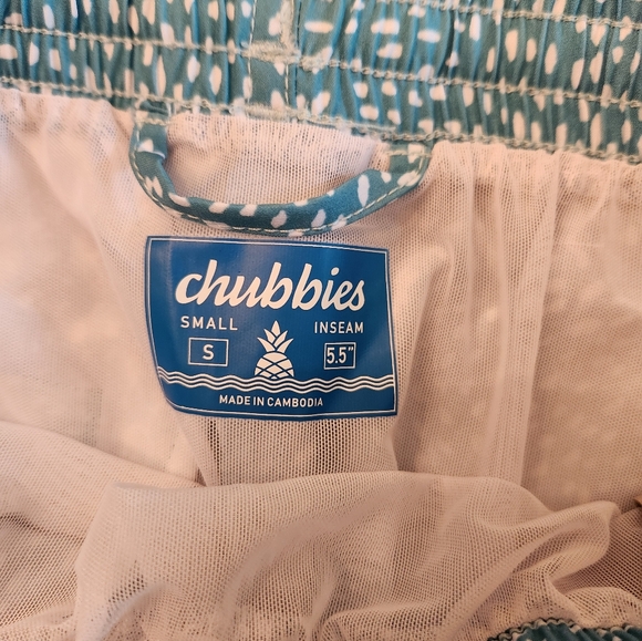 chubbies | Swim | New Chubbies The Whale Shark Swim Trunks Back Zip ...